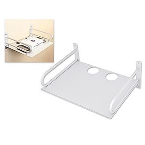 Ace Select Aluminum Wall Mounted Shelf Floating AV Shelf TV Box Shelf Component Shelves for Router Gaming Consoles Cable Box