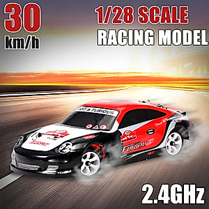GoolRC WLtoys K969 RC Car, 1:28 Scale 2.4GHz Remote Control Car, 4WD 30KM/H High Speed RC Racing Car, Drift Car for Kids and Adults