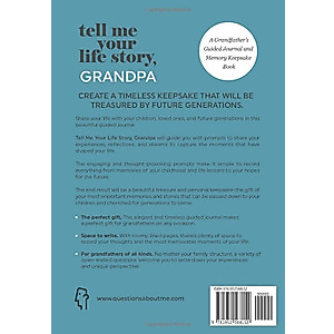 Tell Me Your Life Story, Grandpa: A Grandfather’s Guided Journal and Memory Keepsake Book (Tell Me Your Life Story® Series Books)