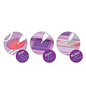 Blingle Bands DIY Gem Friendship Bracelet, 8 Band Deluxe Studio - Arts & Craft Activity for Ages 7 and Up