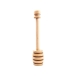Birdielux Honey Dipper Stick Wooden Honey Mixing Stirrer Honey Spoon Honey Dispenser Cucharón de Miel Wedding Party Favor Gifts
