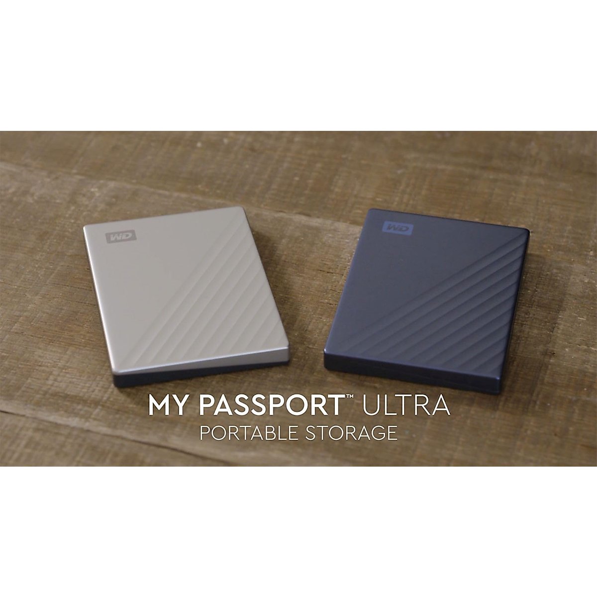 WD 2TB My Passport Ultra, Blue, Portable External Hard Drive, backup software with defense against ransomware, and password protection, USB-C and USB 3.1 - WDBC3C0020BBL-WESN