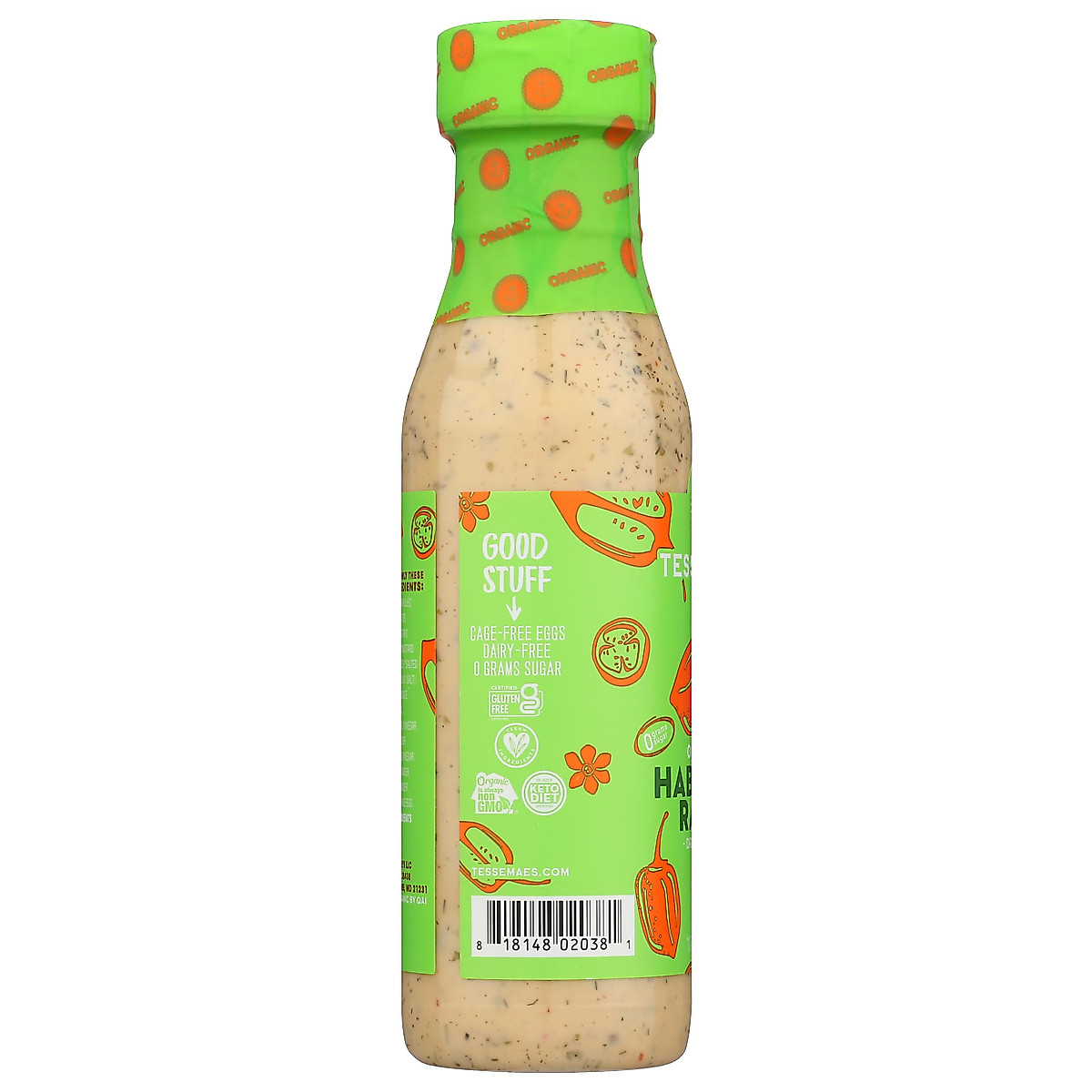 Tessemae's, Dressing Habanero Ranch, 10 Fl Oz