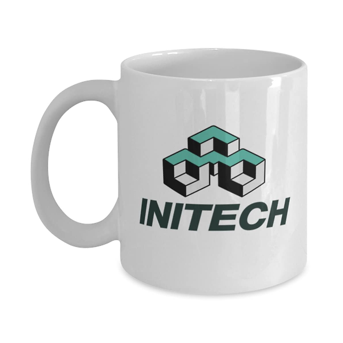 Initech mug. Office Space, corporate America Initech. 11oz coffee mug.