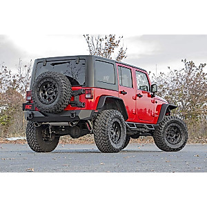 Rough Country HD Tire Carrier Kit for 2007-2018 Jeep Wrangler JK - 10523