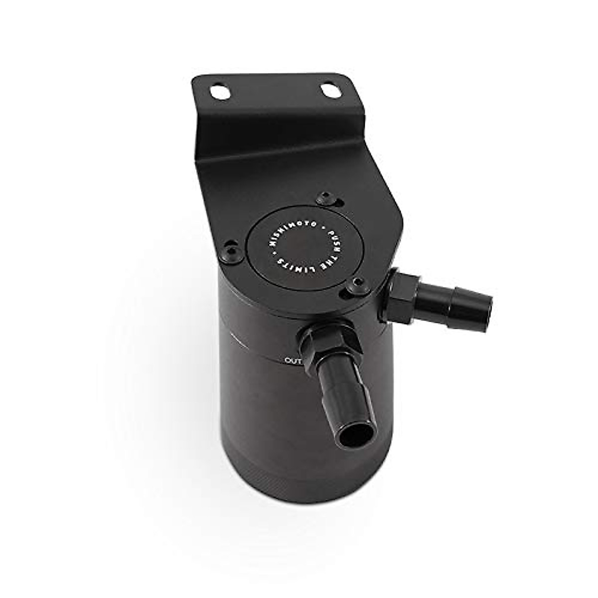 Mishimoto MMBCC-RGR-19PBE Baffled Oil Catch Can Fits Ford Ranger 2019-2021 Black