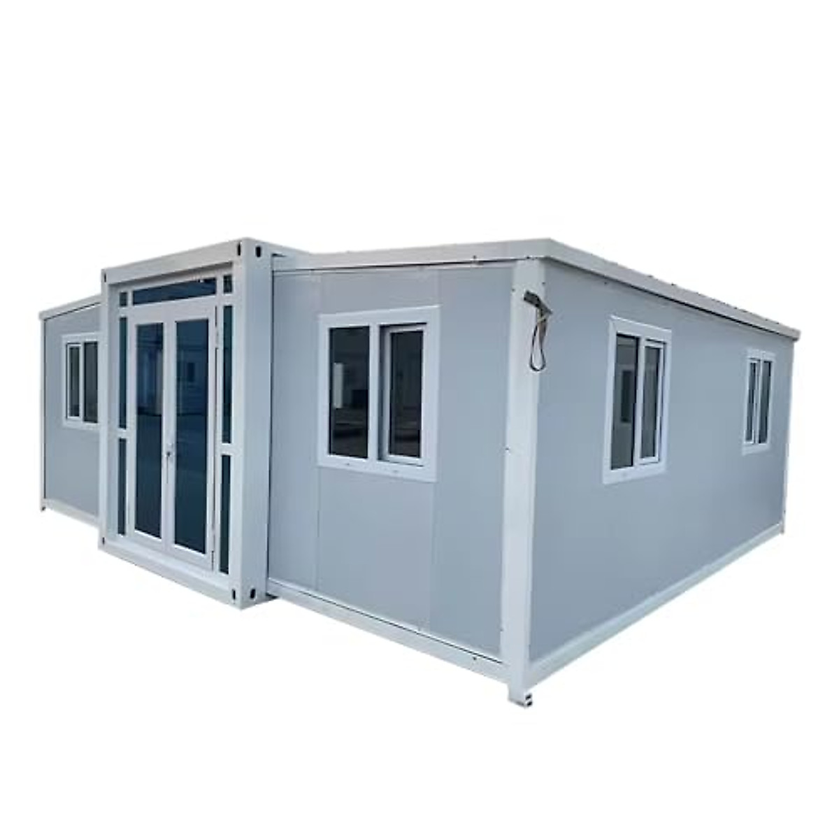 Mobile Folding Expandable Container House 3 in 1 Foldable prefabricated Home Two Room one Hall
