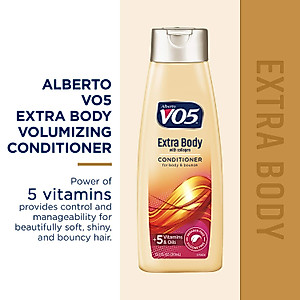 Alberto VO5 Extra Body Volumizing Conditioner - 12.5 Fl Oz - Keep Your Hair Looking and Feeling Gorgeou