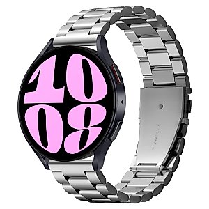 Spigen Modern Fit Designed For Samsung Galaxy Watch 7 44/40mm, FE 40mm, 6/5/4 44/40mm, Classic 6 47/43mm, 5 Pro 45mm, 4 Classic 46/42mm, 3 41mm, Active 1&2 Band - Silver