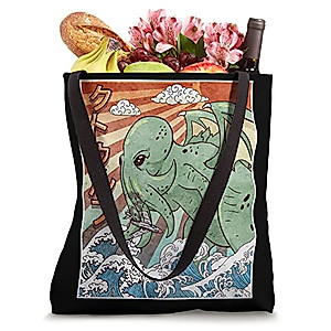 Kaiju Cthulhu Necronomicon Japanese Monster Tote Bag