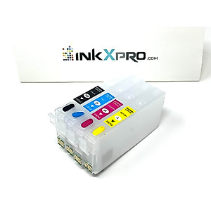 inkxpro Remanufactured Empty Ink Cartridge with Single-use Chip for Epson 812XL 812 XL T812XL Fit for Workforce Pro WF-7840 WF-7820 WF-7310 EC-C7000 Printer for Sublimation or DTF Printing.