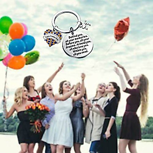 FEELMEM Sigma Gamma Rho Sorority Keychain Behind You All Your Memories Keychain Inspired Greek Sorority Gift Sorority Sister Jewelry (Sigma Gamma Rho-ky)