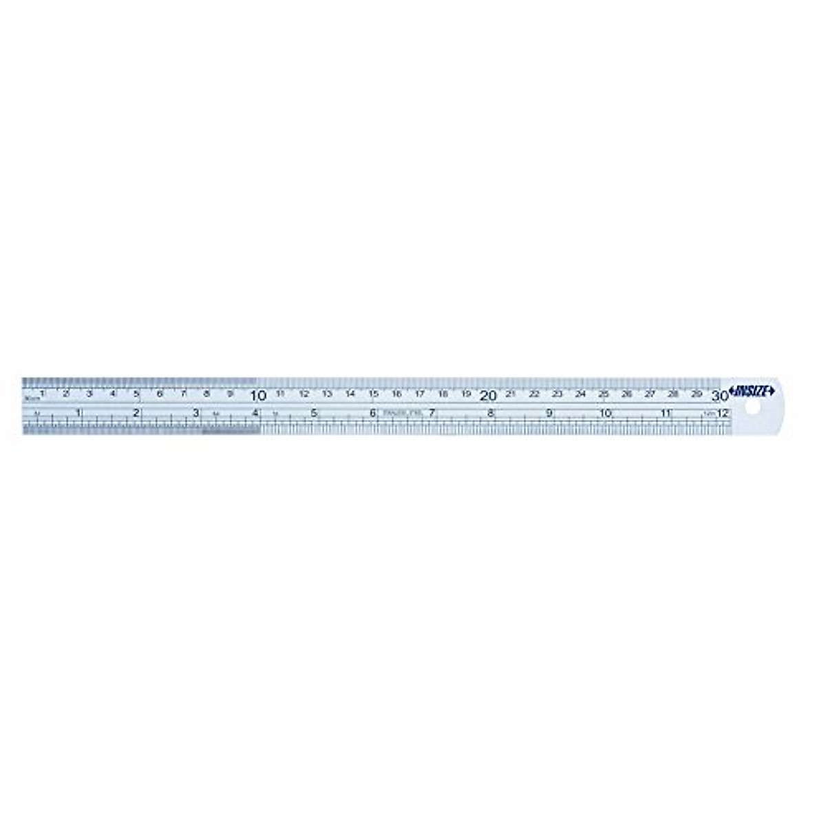 INSIZE 7110-150 Steel Rule, 6"/150 mm, Graduation 1/64", 1/32", 1/16", 0.5 mm, 1 mm