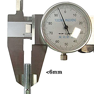 30Pcs Half Thread Hex Head M6 Lengthened Concave Carbon Steel for Gasoline Generator Garden Machine Lawn Mower (M6*170)