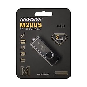 Hikvision 32GB USB 2.0 Flash Drive Flash Storage Memory Stick with Metal Case for Data Storage and Backup with 360 Degree Rotation Speed up to 20MB/S (32GB, USB2.0)…