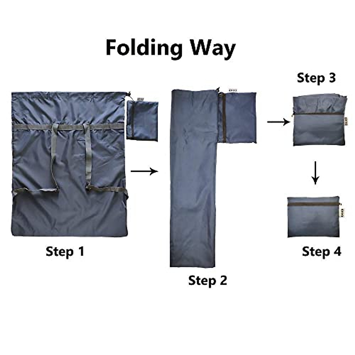 CALACH 2 Pack Extra Large Laundry Bag Backpack 27” x 34” Sturdy and Tear Resistant Backpack with Drawstring Closure and Shoulder Straps for College Dorm Laundromat, Apartment