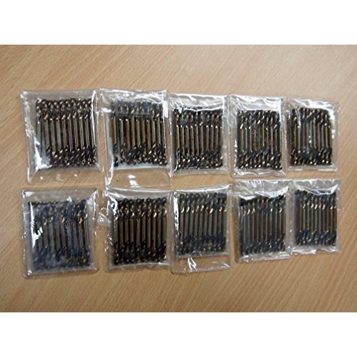 Lot of (100) 3/16" Double End Drill Bits Full Grounded