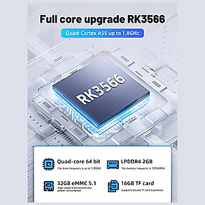 DWIU RG353V 256G Handheld Game Console, 3.5-Inch Linux/Android11 System Portable Game Console with 35000 Games, Retro Handheld Video Games Player Games Gifts for Kid Adult (Screen Touch)