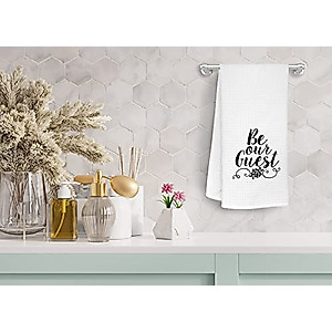 Be Our Guest Towels Hand Towels for Bathroom,Guest Room Welcome Decorative Dish Towels Tea Towels Hand Towels for Kitchen,Guest Room Towels Hand Towels,Gift for House Guests