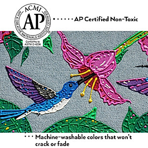 Arteza 3D Fabric Paint, Set of 30, Metallic & Glitter Colors, 1oz Tubes, Glow-in-The-Dark & Vibrant Shades, Textile Paint for Clothing, Accessories, Ceramic & Glass