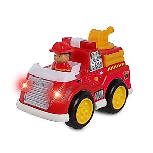 NKOK Junior Racers Lights & Sounds Fire Truck, Multi