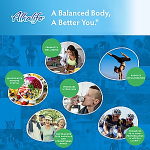 Alkalife pH Balance Tablets | The First Patented Tablets That Neutralize Acid & Balance pH for Immune Support, Peak Performance, Detox, Overall Wellness – 90 Tablets