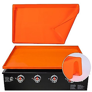 Silicone Griddle mat for Blackstone 28’’ Griddle, Upgraded High-Edge Mat for Silicone Griddle Top Cover, Heavy Duty Food-grade Cooking Protector from Rust or Dirt (28 Inch)