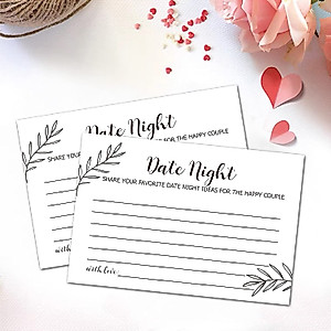 None Brand, Date Night Ideas Cards, 50 Cards, Perfect for The Bride and Groom, Husband, Wife, Boyfriend, Girlfriend, Anniversary 4In x 6In, M 05, White