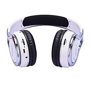 Contixo KB-2600 Kid Foldable Wireless Bluetooth Headphone White