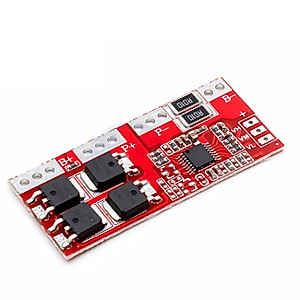 QIAONAI sh84 3S/ 4S 30A High Current Li-ion Battery 18650 Charger Protection Board 14.4V 14.8V 16.8V Overcharge Integrated Circuit (Color : 3S)