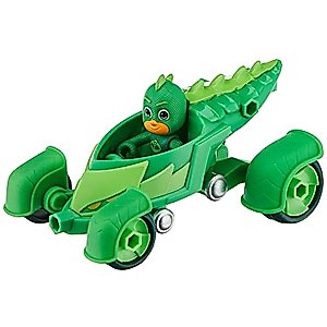 PJ Masks Gekko-Mobile Preschool Toy, Gekko Car with Action Figure, for Kids, Ages 3+