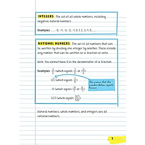 Everything You Need to Ace Pre-Algebra and Algebra I in One Big Fat Notebook (Big Fat Notebooks)