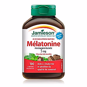 Jamieson Melatonin 5mg Fast Dissolving Tablets 100 Count