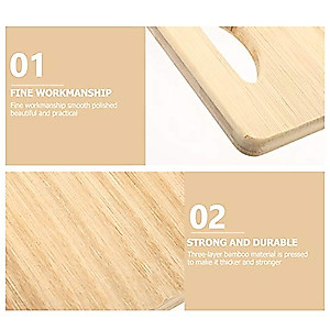 Cabilock Hand Tools Washing Board Wood Washboard Practical Clothes Bamboo Washboard Anti-Slip Laundry Cleaning Board Manual Washing Tool for Home School Wash Boards-Old Fashioned Household Tools