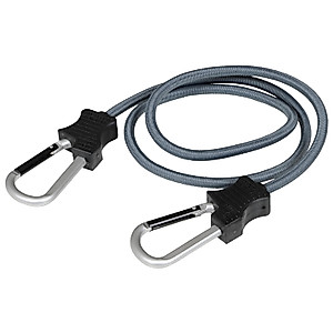 HAMPTON PROD Keeper - 48” Carabiner Bungee Cord - UV and Weather-Resistant
