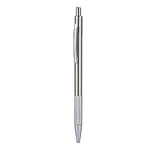 Jectse Diamond Glass Scriber Pen,Retractable Cutting Lettering Pen,Engraver Glass Cutting Tool,with Tungsten Steel Tip,For Cutting Glass And Ceramic Plate Or Engraving (Silver)