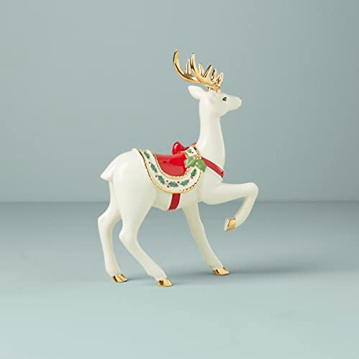 Lenox Standing Reindeer Figurine, 0.99, Multi