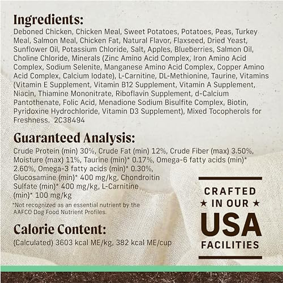 Merrick Premium Grain Free Dry Senior Dog Food, Wholesome And Natural Kibble, Real Chicken And Sweet Potato - 4.0 lb. Bag