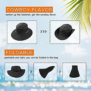 Sun Hats for Women Beach Hat Womens Sun Hat Ponytail Hat Sun Hat with Ponytail Hole for Women Black