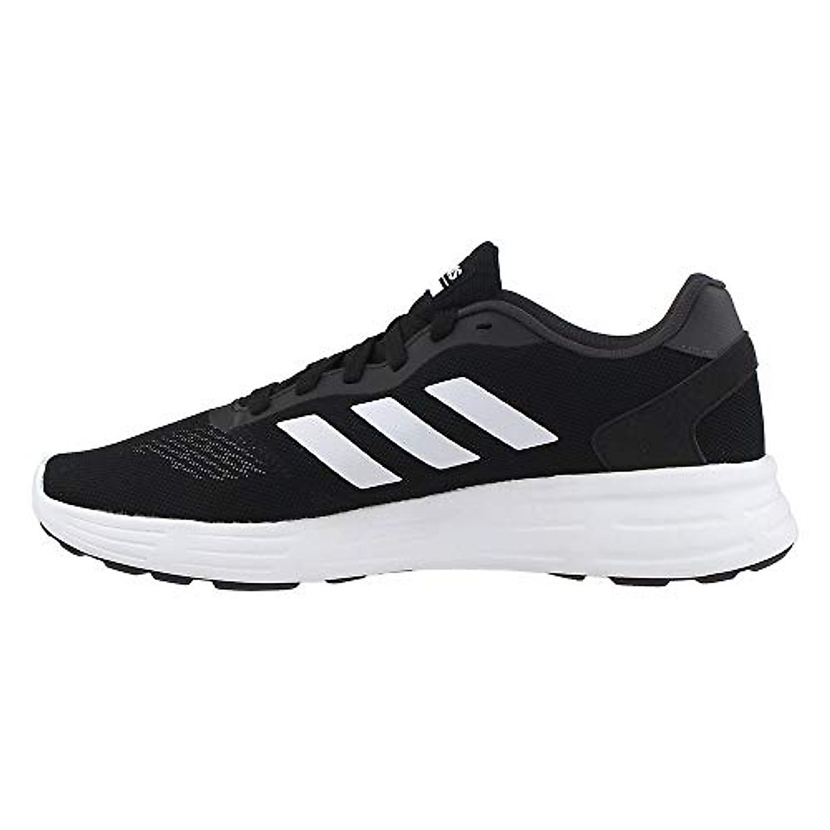 adidas Men's CF Revolver Running Shoe, Black/White/Utility Black, 11.5 Medium US