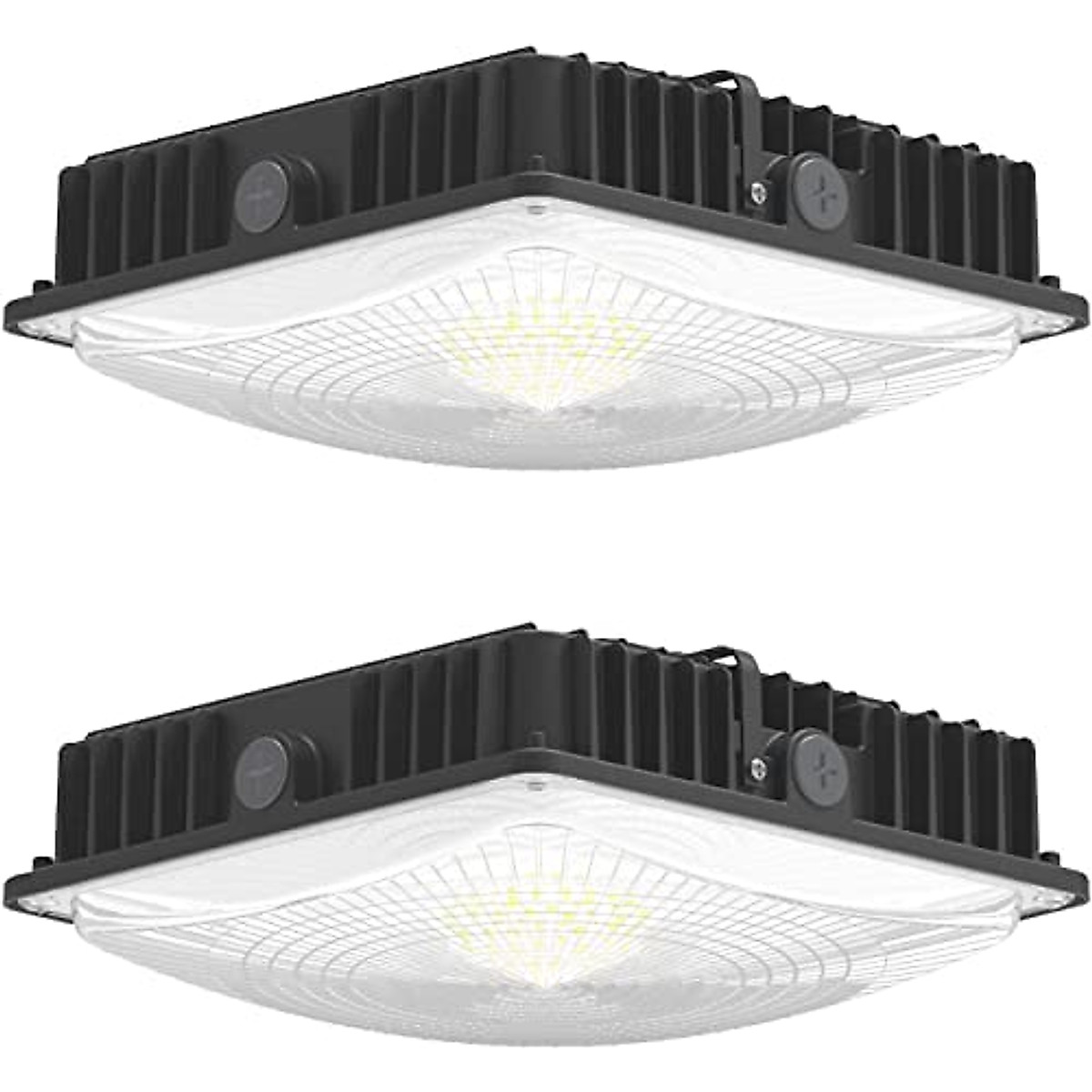 FUHAI LED Canopy Light Fixture,70W,300W HID/HPS Replacement, 9.5 x 9.5 , LED Shop Light, 5700K, AC100-277V, IP65 Waterproof YZD-2022 LED canopy light 2022