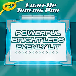 Crayola Light Up Tracing Pad - Teal, Kids Light Board For Tracing & Sketching, Easter Toys for Kids, Easter Gifts, 6+ [Amazon Exclusive]