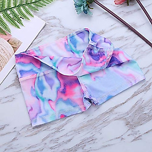vastwit Kids Girls Stretchy Dancewear Booty Shorts Gymnastics Athletic Sports Swimming Hot Pants Colorful 10