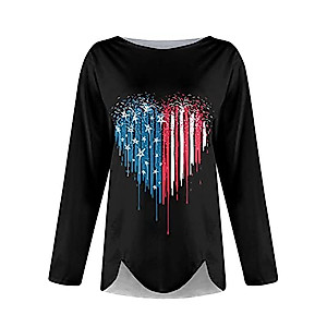 Women's The Fall Top Relaxed Button Tee Button Up Lounge Classic Tunics Button Fly Quintessential (Black, L)