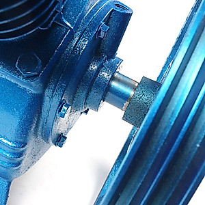 Air Compressor Pump Head, 21CFM 5.5HP Air Compressor Pump Replacement 175Psi V-Type Dual-Cylinder Air Compressor Piston Pump Head, V-0.6/12.5 (US Stock)