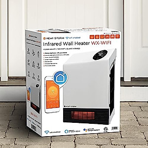 Heat Storm HS-1000-WX-WIFI Infrared Wi-Fi Heater, 1000 Watt