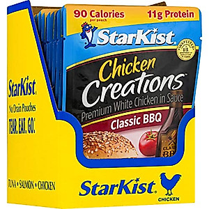 StarKist Chicken Creations Classic BBQ, 2.6 Oz, Pack of 12