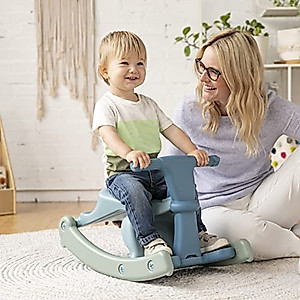 ECR4Kids Sit-N-Rock, Rocking Horse, Seafoam