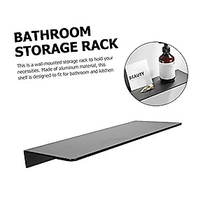 DOITOOL 1pc Shelf Tray Wall Mounted Shelves for Storage Metal Shelf Sink Shelf Floating Wall Shelves Bathroom Wall Shelves Shower Corner Shelf Bathroom Shelf Toilet Rack Simple Dresser