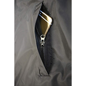 Adoretex Unisex Swim Parka Water Resistant Warm Coat Water Sports Swim Parka for Adults & Kids-PK005-Navy/Black-AXS